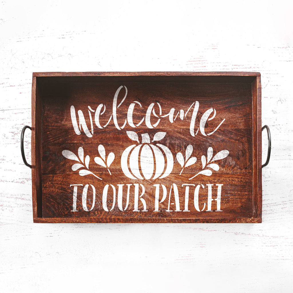 Welcome To Our Pumpkin Patch Stencils - Stencil Revolution