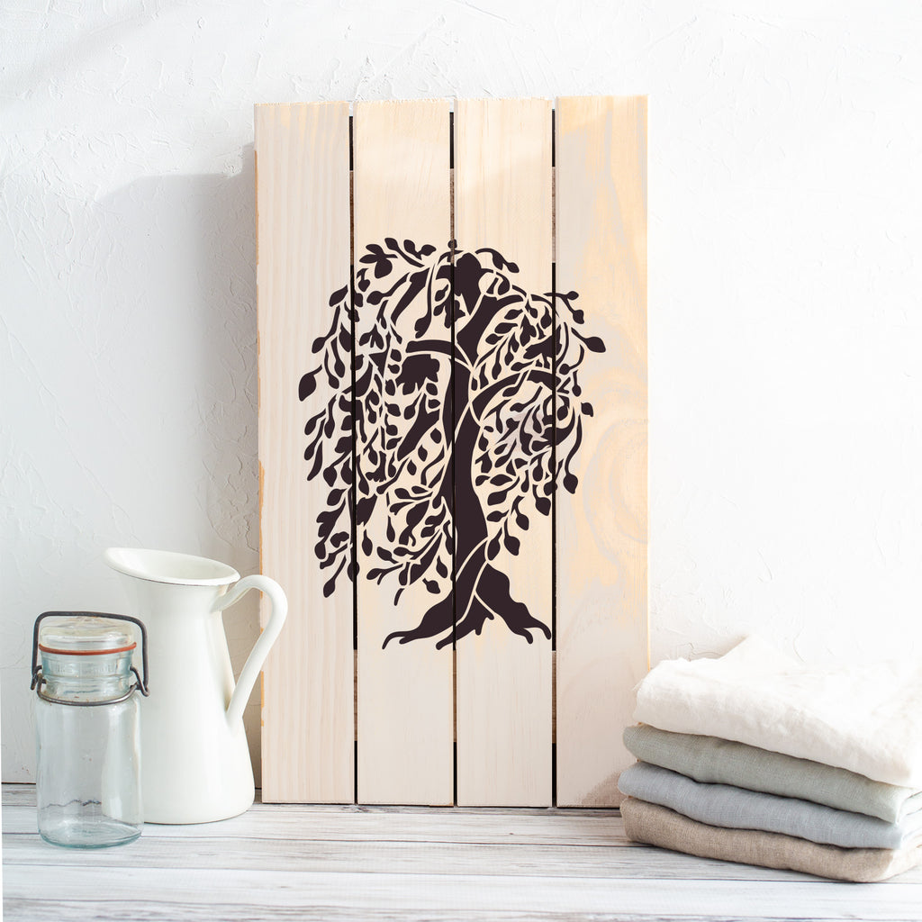 Printable Willow Tree Stencil