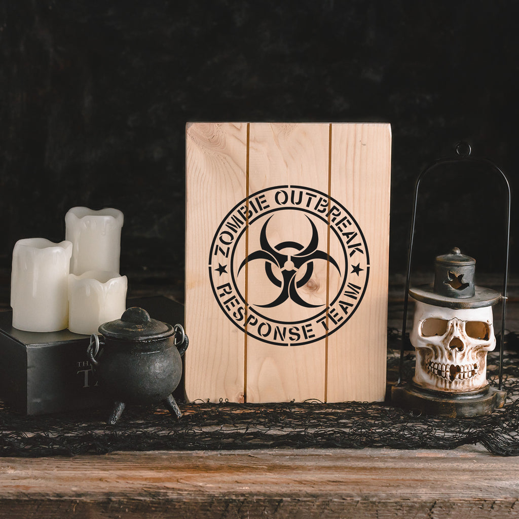 Zombie Outbreak Stencils - Stencil Revolution