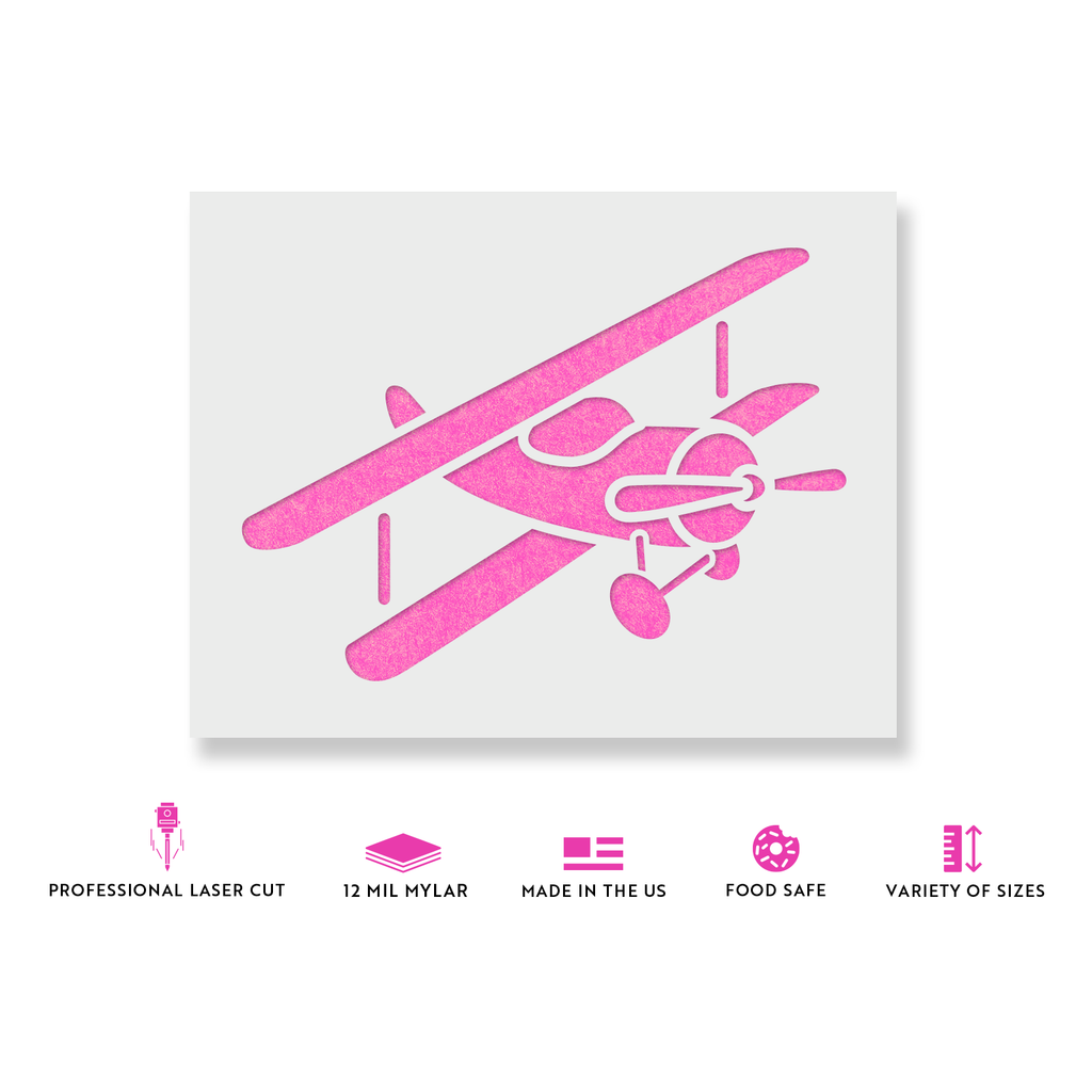 Airplane Stencil - Quick and easy Jet stencil templates for DIY