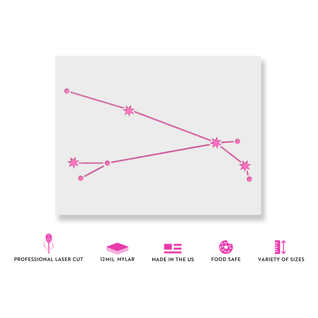 Aries Constellation Stencil
