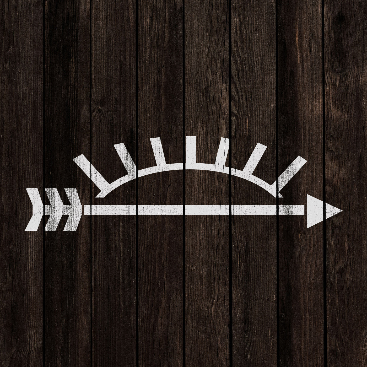 Arrow Of Light Stencil, Stencils for designing crafts