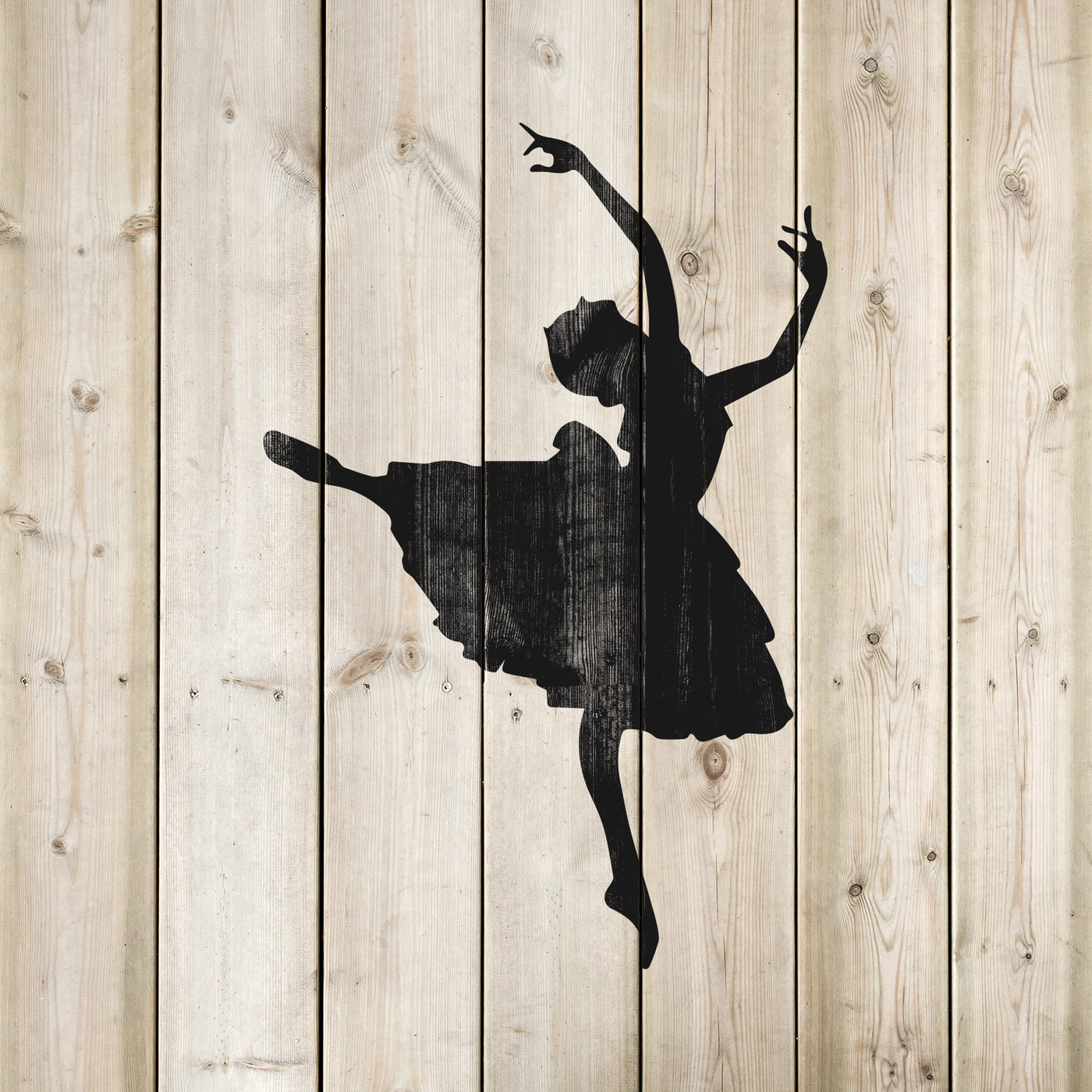 Ballerina Stencil, For diy crafts or add a Ballerina to your walls!