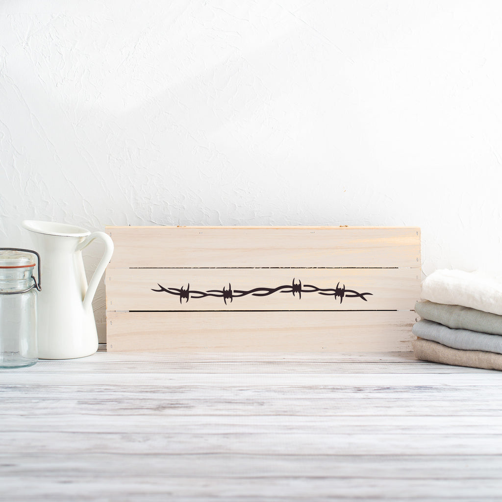 Barbed Wire Stencils - Stencil Revolution
