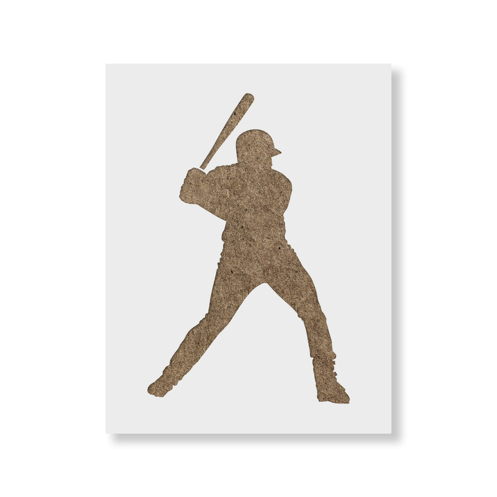 Baseball Player Stencils - Stencil Revolution