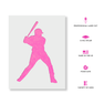 Baseball Player Stencils - Stencil Revolution
