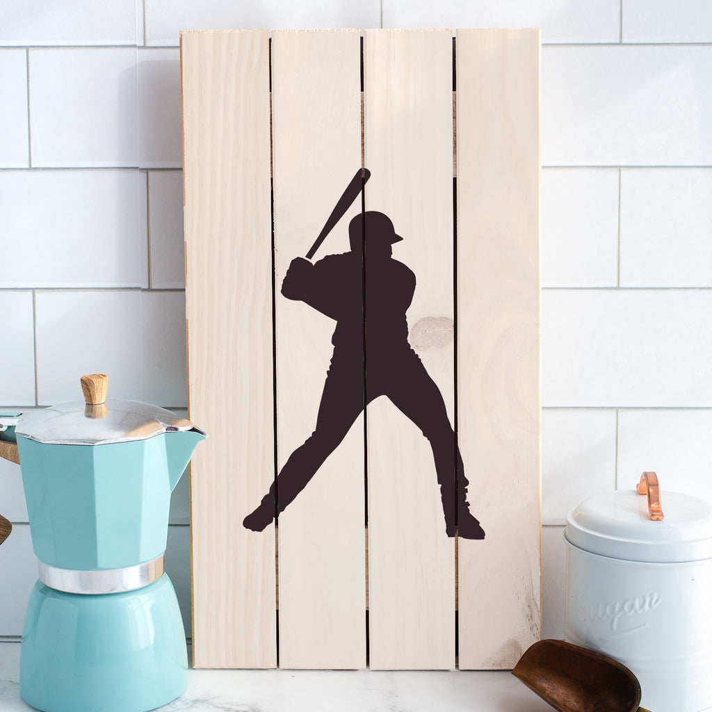 Baseball Player Stencils - Stencil Revolution