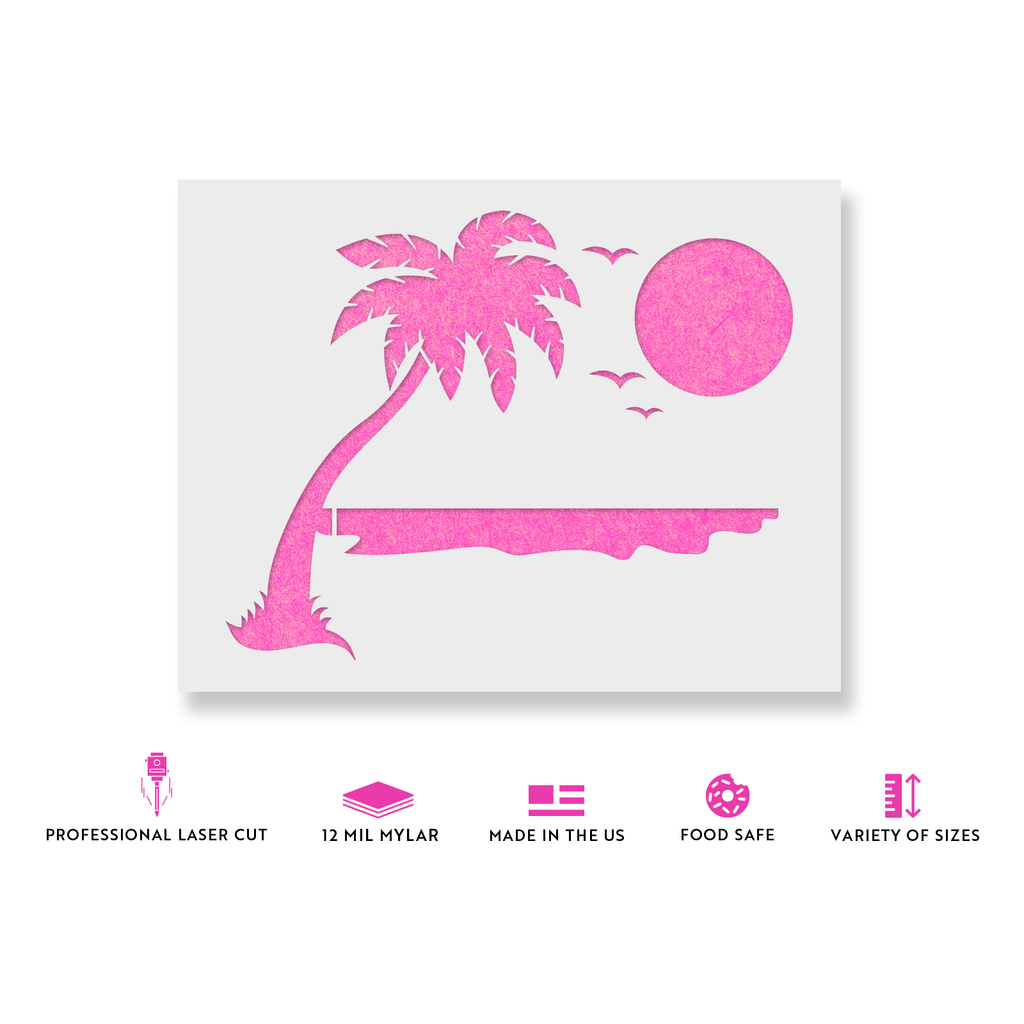 Beach Stencils - Stencil Revolution