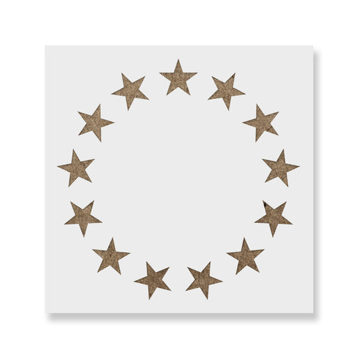 50 Stars Stencil with Multiple Sizes Available - 100% Made in USA