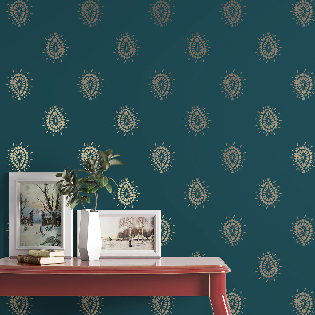 Boho Charm Pattern Wall Stencils - Stencil Revolution
