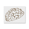 Brain Stencil, Reusable stencil template that will make you think