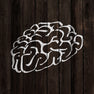 Brain Stencil, Reusable stencil template that will make you think