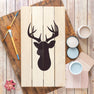 Buck Stencil, Great for outdoor themes, Reusable template