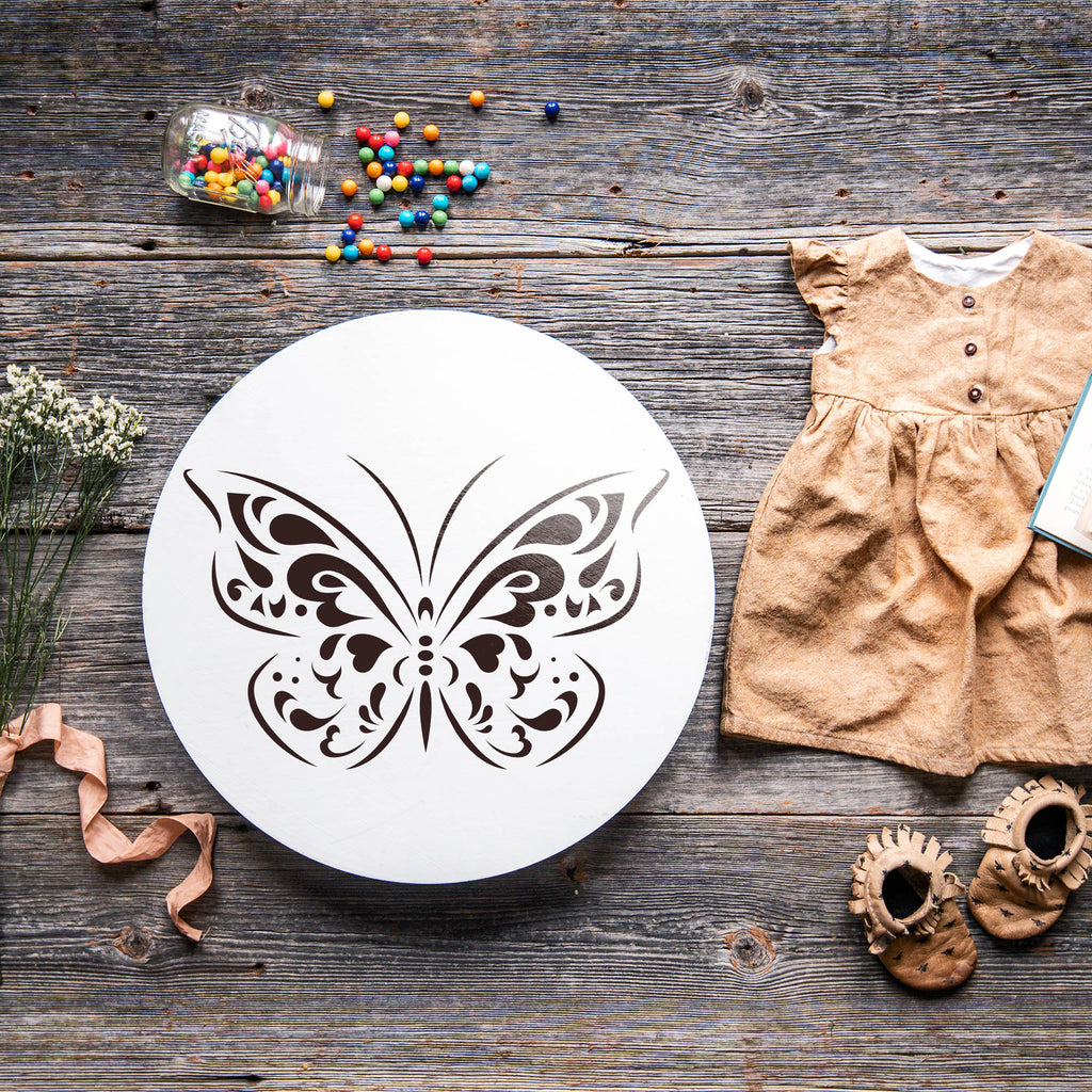 Butterfly Stencil Template for Arts & Crafts - Durable and Reusable