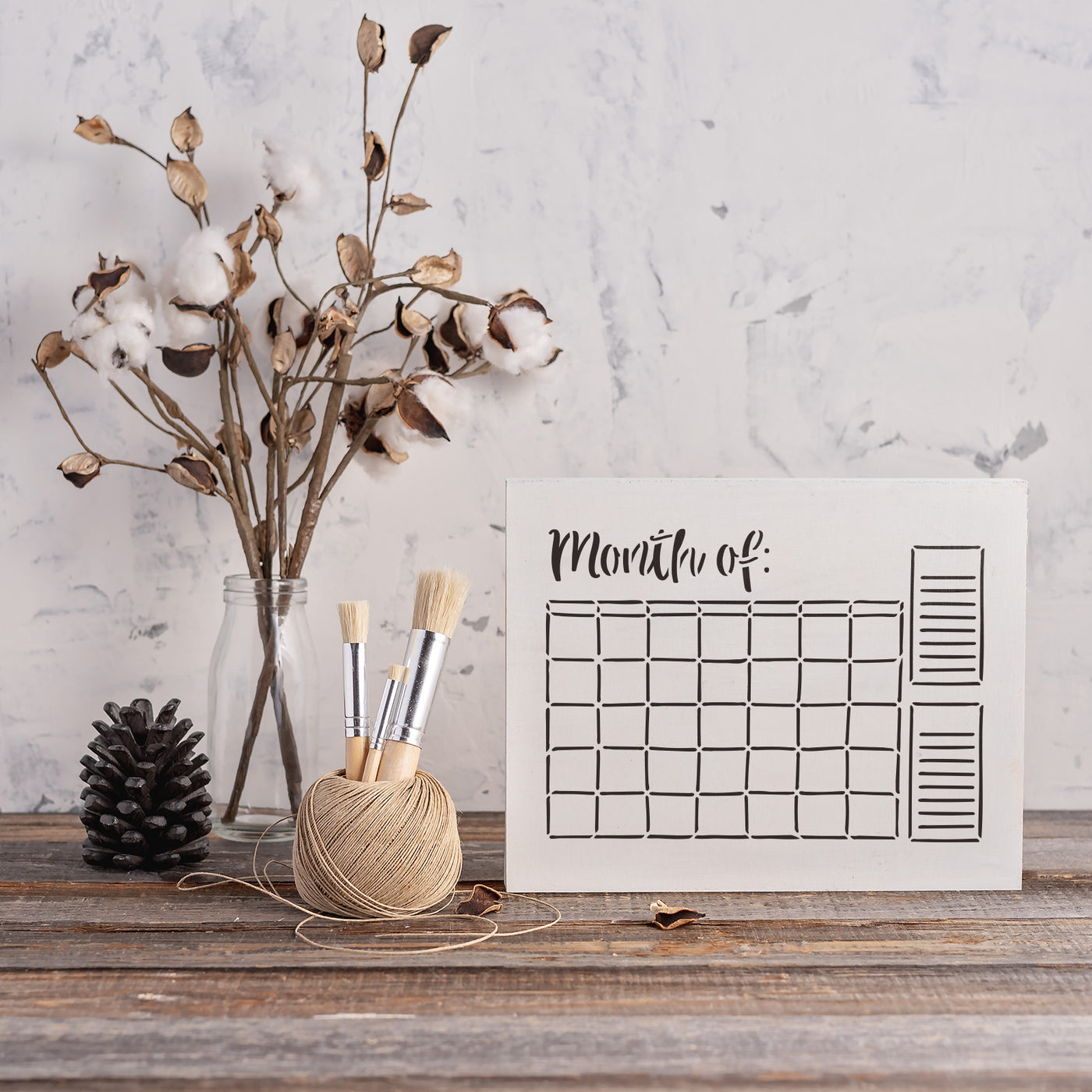 Calendar Stencils - Stencil Revolution