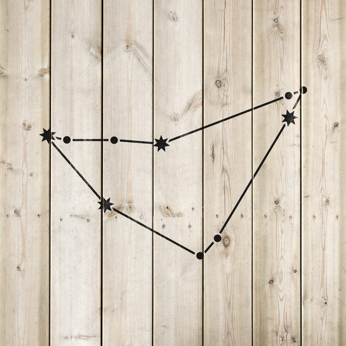 Capricorn Constellation Stencil