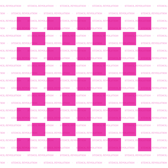 Checker Cookie Stencils - Stencil Revolution