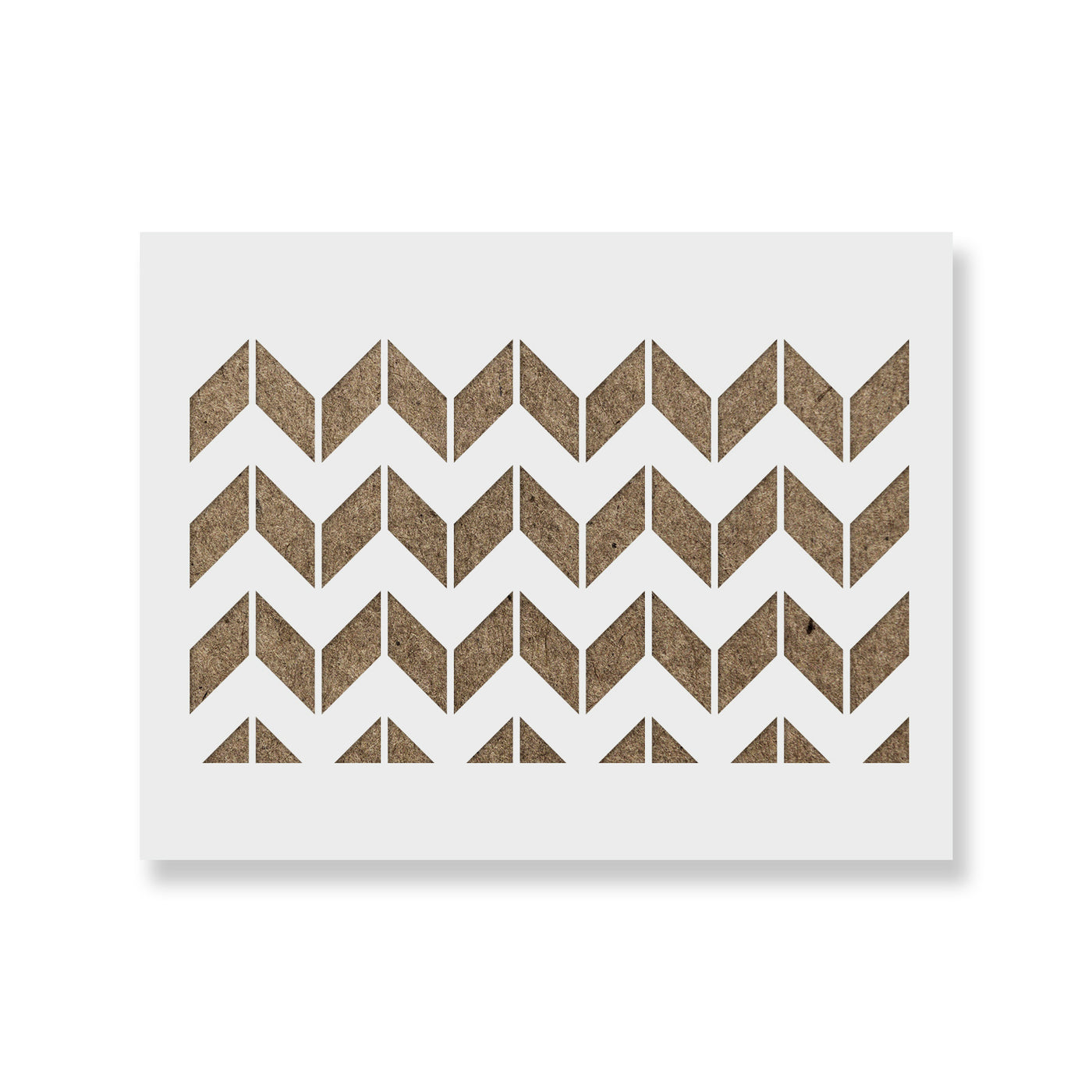 Chevron Horizontal Stencils - Stencil Revolution