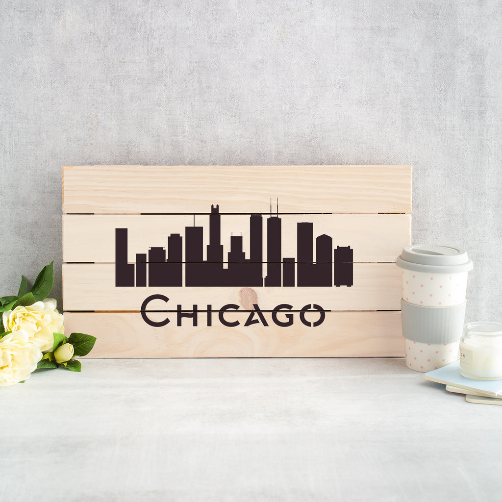 Chicago Skyline Stencils - Stencil Revolution
