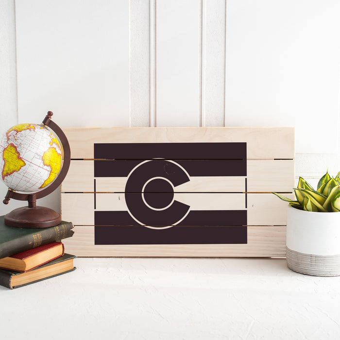 Colorado State Flag Stencil for Crafting & DIY