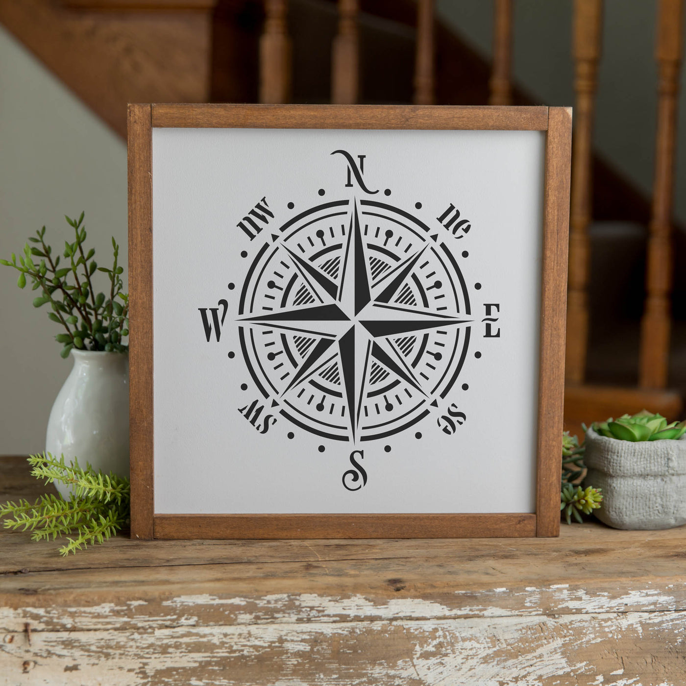 Compass Rose Stencils - Stencil Revolution