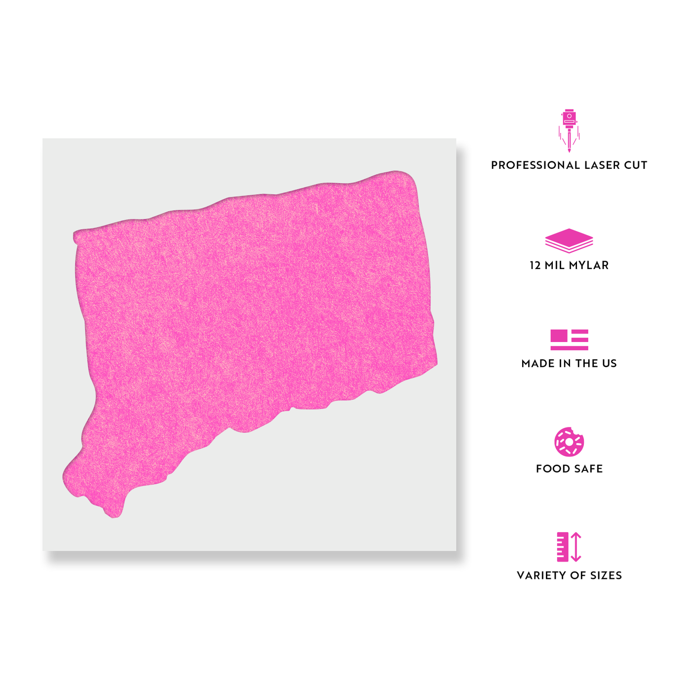 Connecticut State Stencils - Stencil Revolution