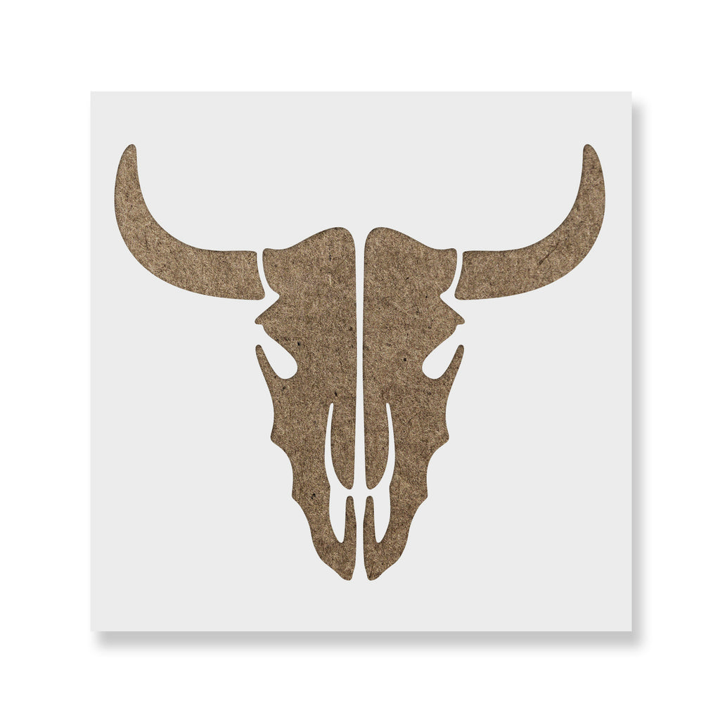 Cow Skull Stencils - Stencil Revolution