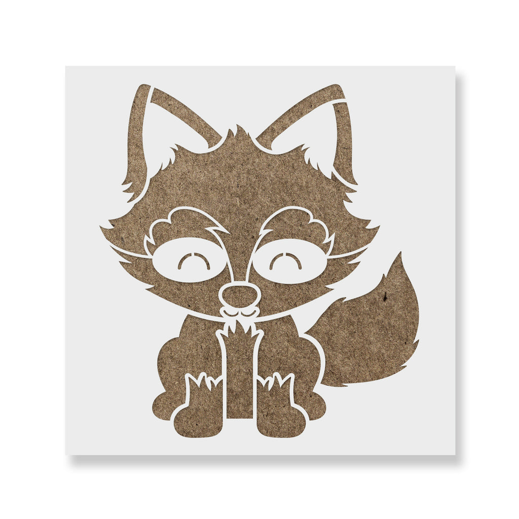 Cute Fox Stencils - Stencil Revolution