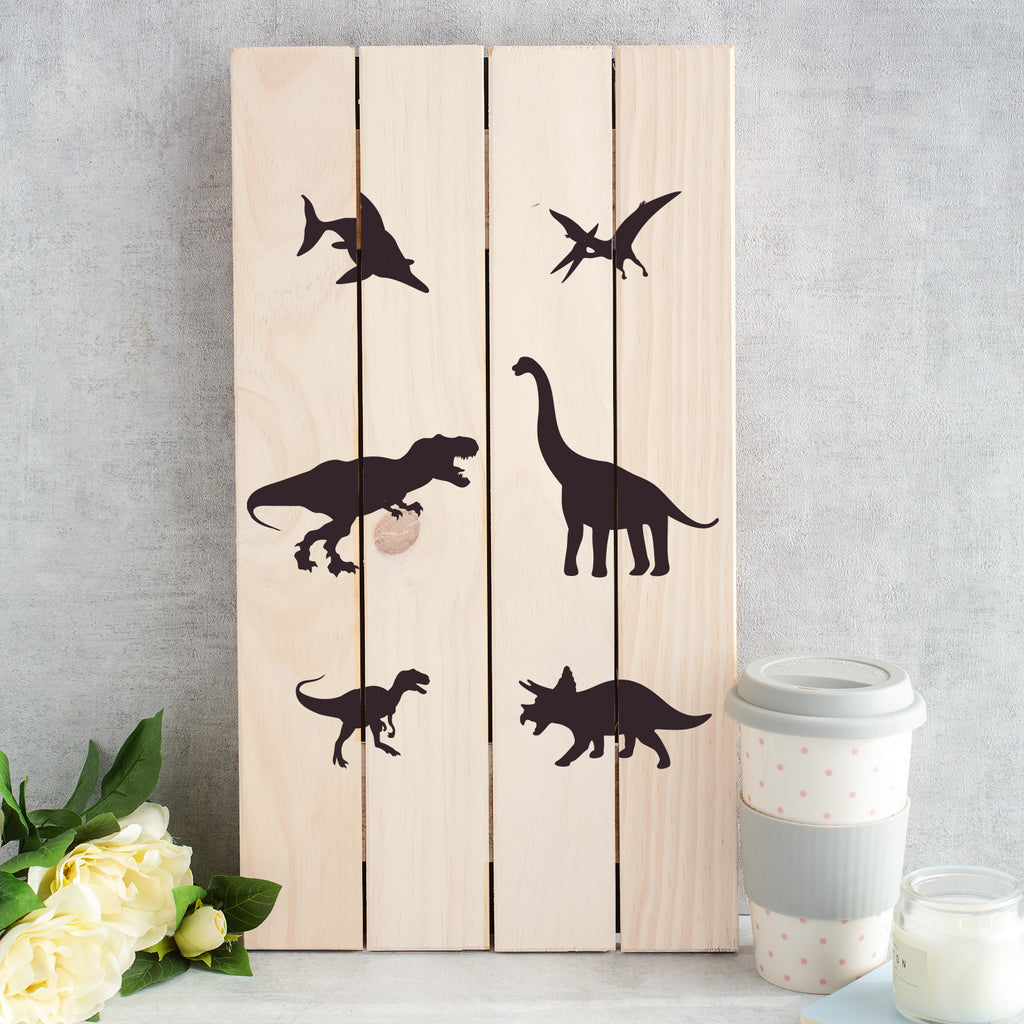 Dinosaur Stencil - Reusable Stencil of Various Dinoasurs