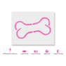 Dog Bone Stencil - Durable Stencil of a Dog Bone Outline