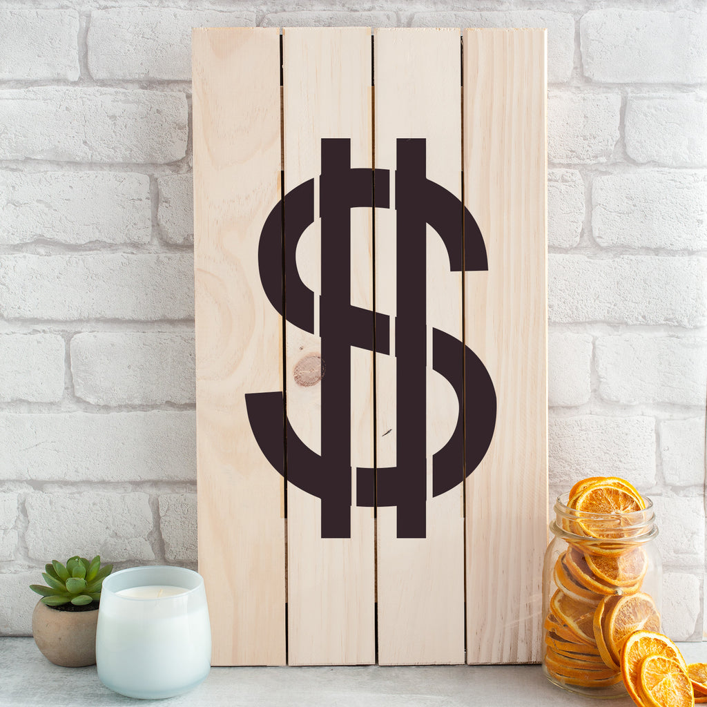 Dollar Sign Stencils - Stencil Revolution