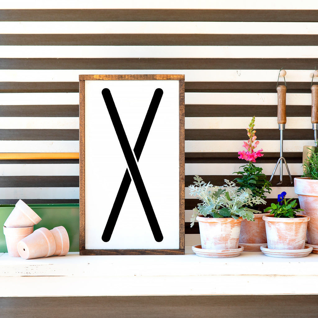 Elder Futhark Gebo Rune Stencil