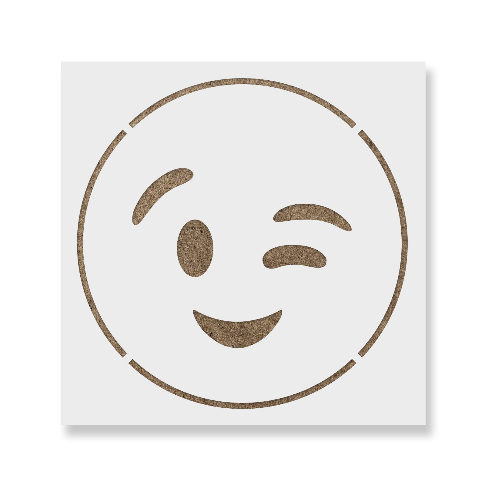Winking Emoji Template Printable