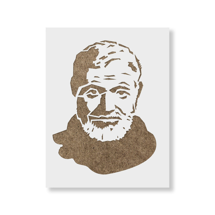 Ernest Hemingway Stencils - Stencil Revolution