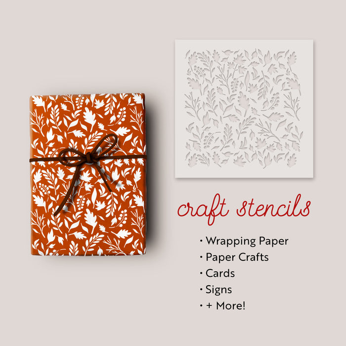 Fall Leaves Craft Stencils - Stencil Revolution