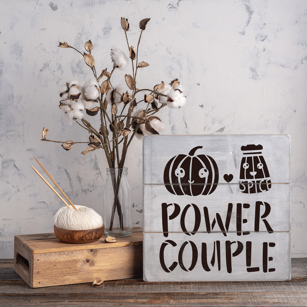 Fall Pumpkin Spice Stencils - Stencil Revolution