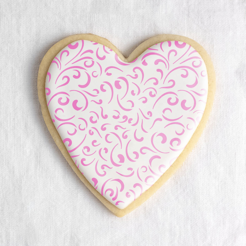 Fancy Pattern Cookie Stencils - Stencil Revolution