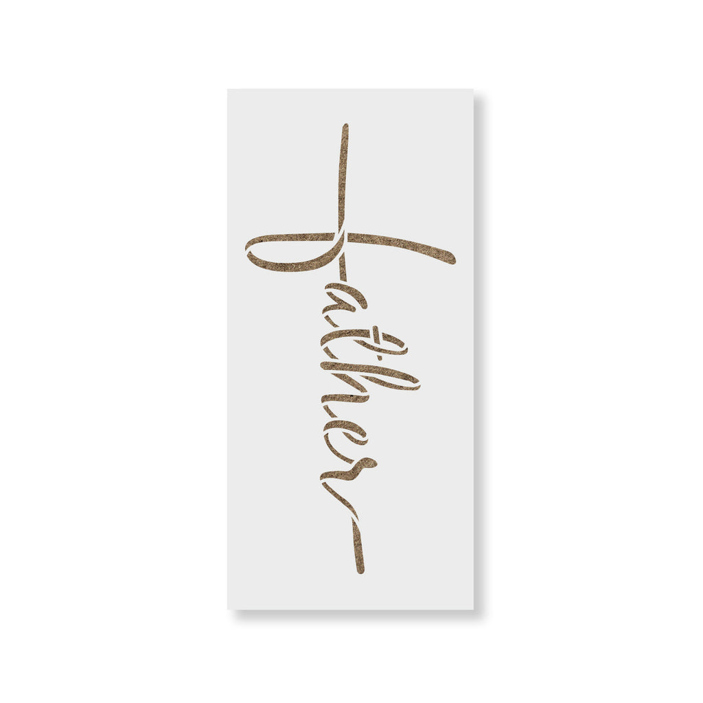 Father Cross Stencils - Stencil Revolution