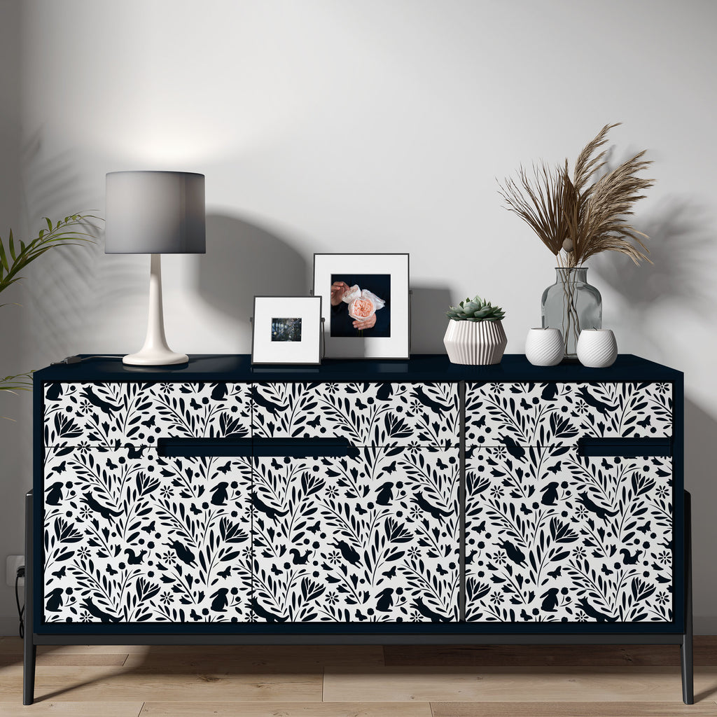 Forest Pattern Wall Stencils - Stencil Revolution