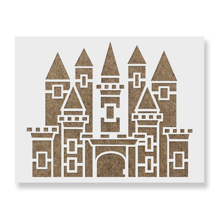 Geometric Castle Stencils - Stencil Revolution