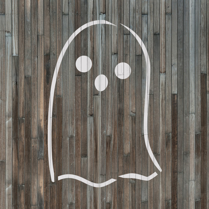 Ghost Stencil – Don't let this stencil scare you, spooky stencil design