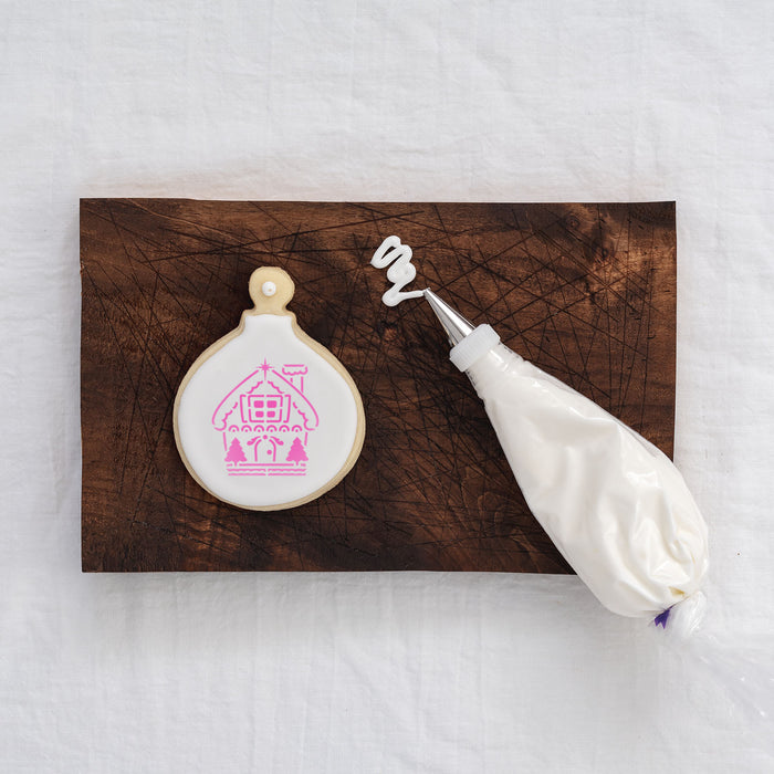 Gingerbread House Cookie Stencils - Stencil Revolution