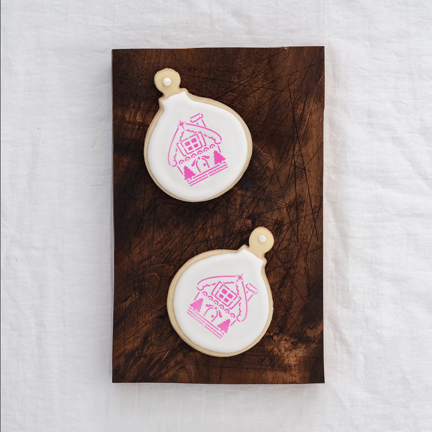 Gingerbread House Cookie Stencils - Stencil Revolution