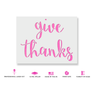 Give Thanks Stencils - Stencil Revolution