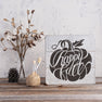 Happy Fall Pumpkin Sign Stencils - Stencil Revolution