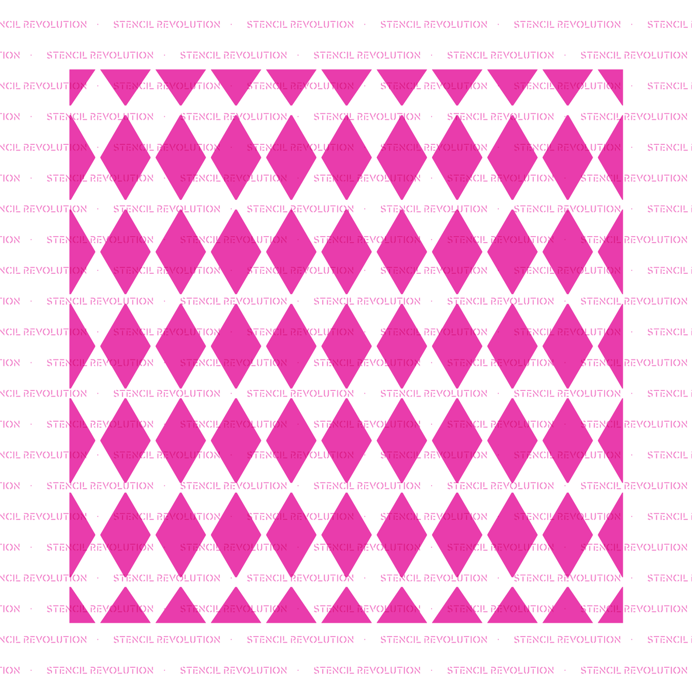 Harlequin Cookie Stencils - Stencil Revolution