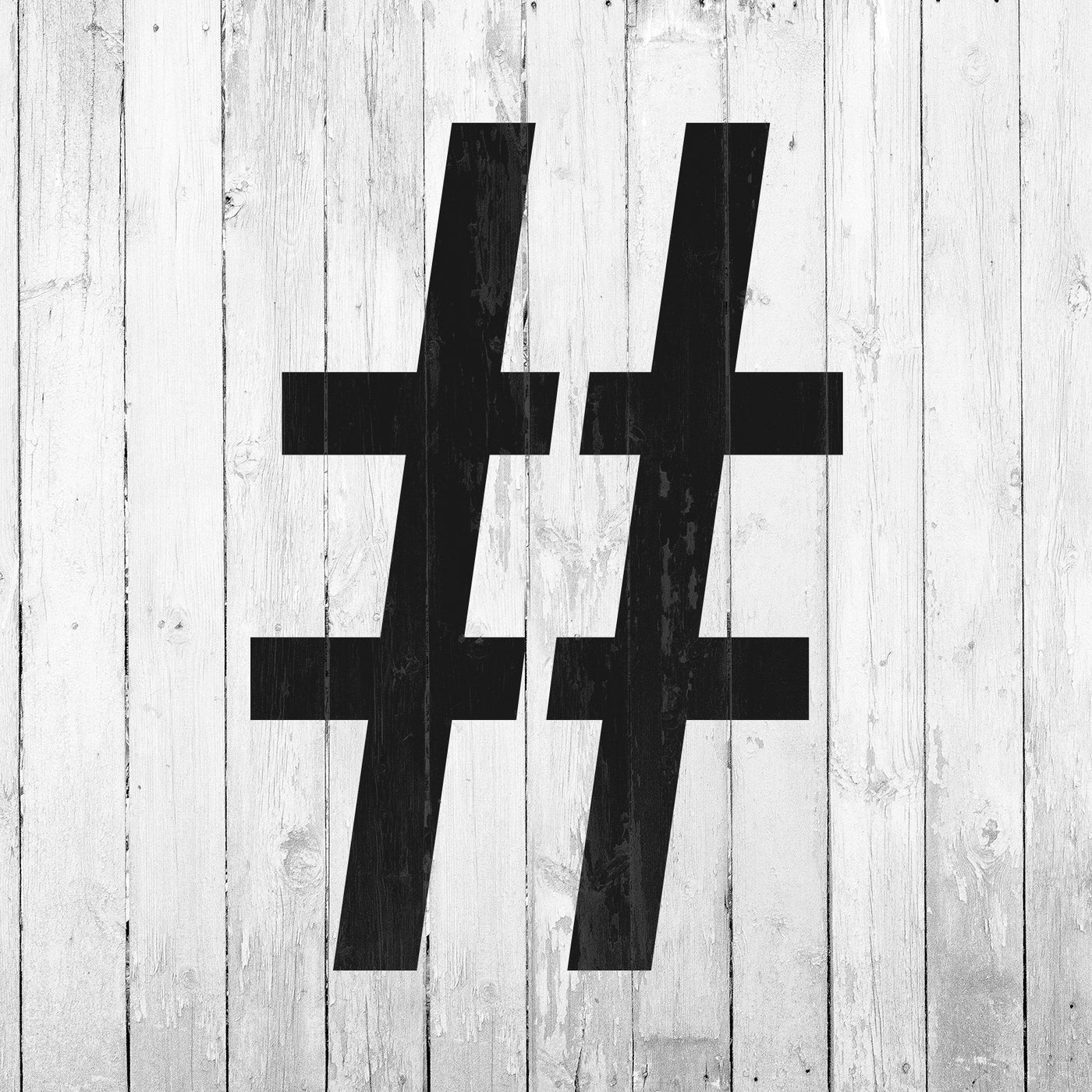 Hashtag Stencils - Stencil Revolution