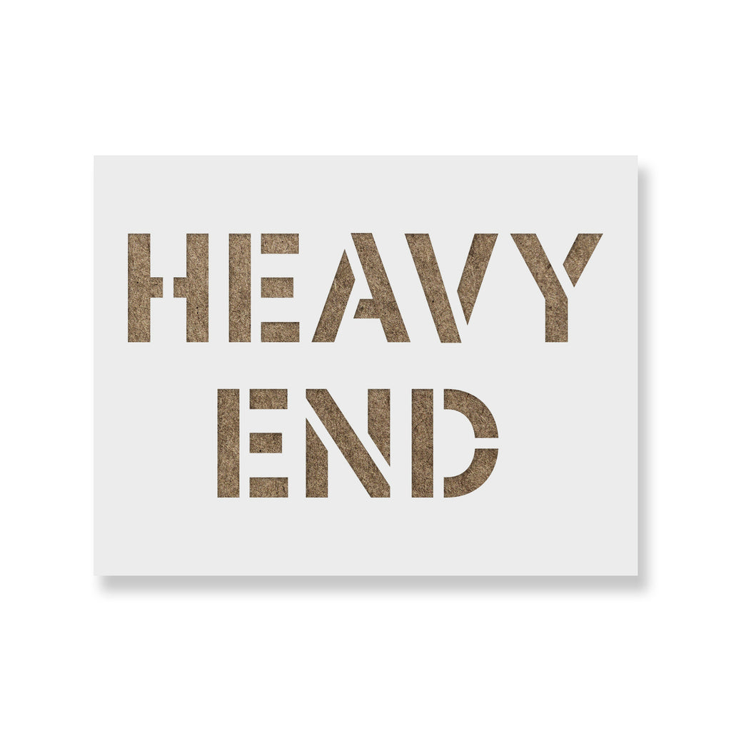 Heavy End Stencils - Stencil Revolution