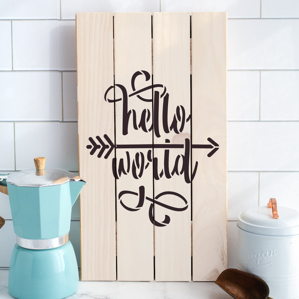 Hello World Stencils - Stencil Revolution