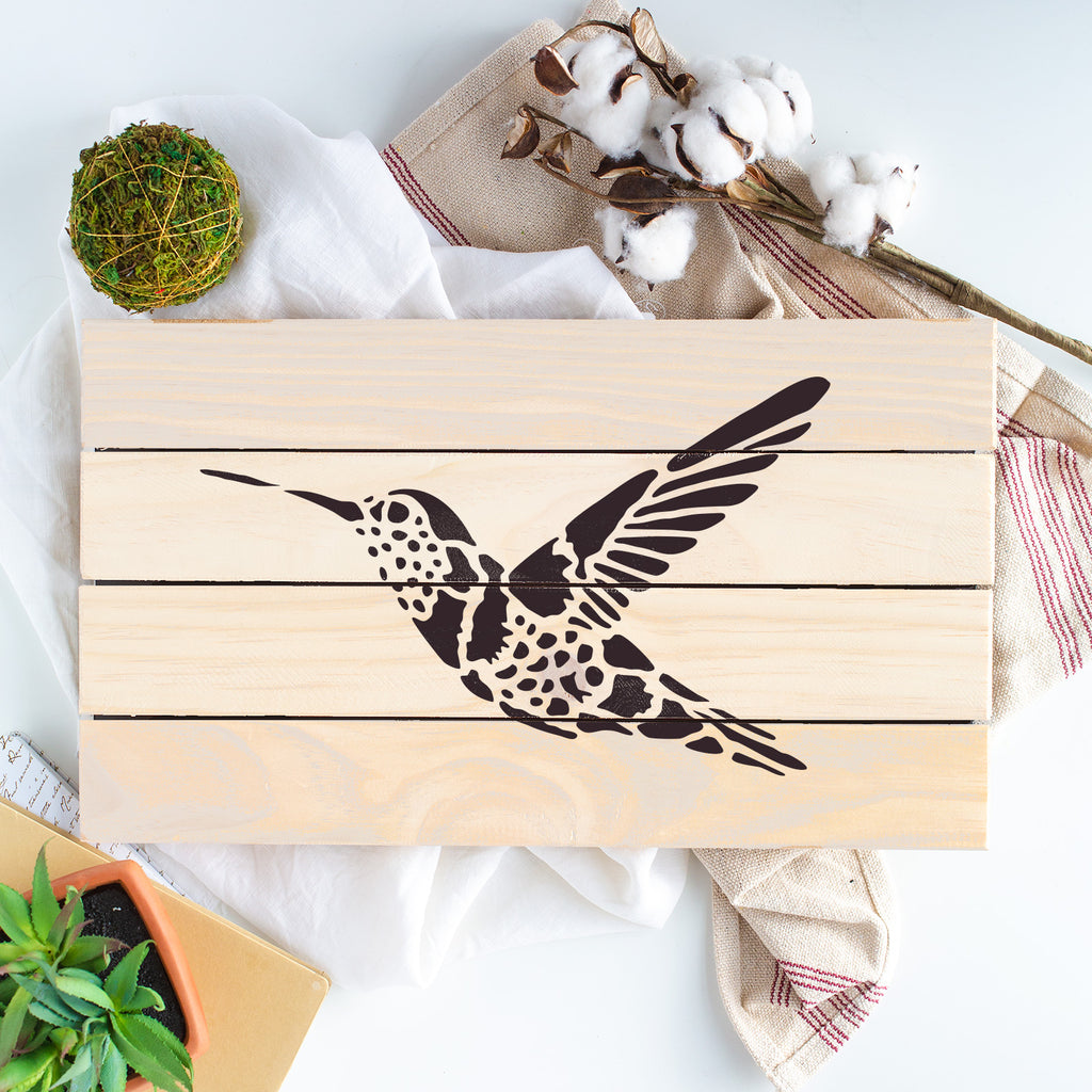 Hummingbird Stencil for Painting – Bird Stencil Designs U.S. Made